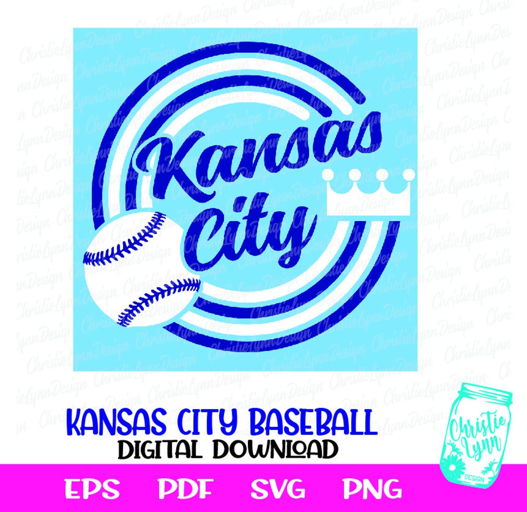 Kansas City Base Ball KC Vector Art Files Png Pdf Eps Svg - Etsy