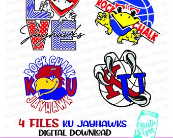 Rock Chalk Jayhawks Svg - Etsy