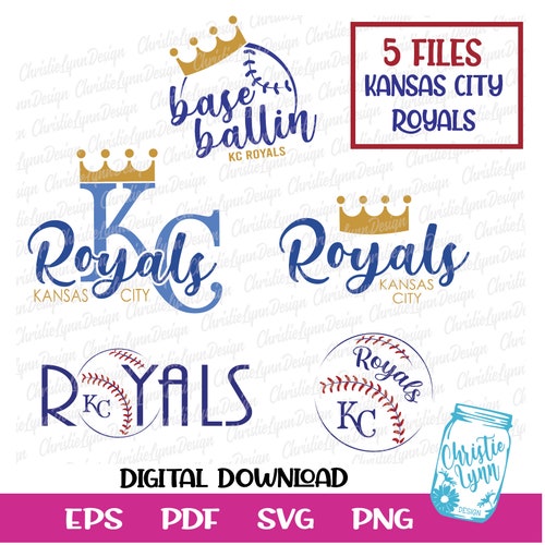 Royals SVG-KC Baseball-crown Town-kansas - Etsy