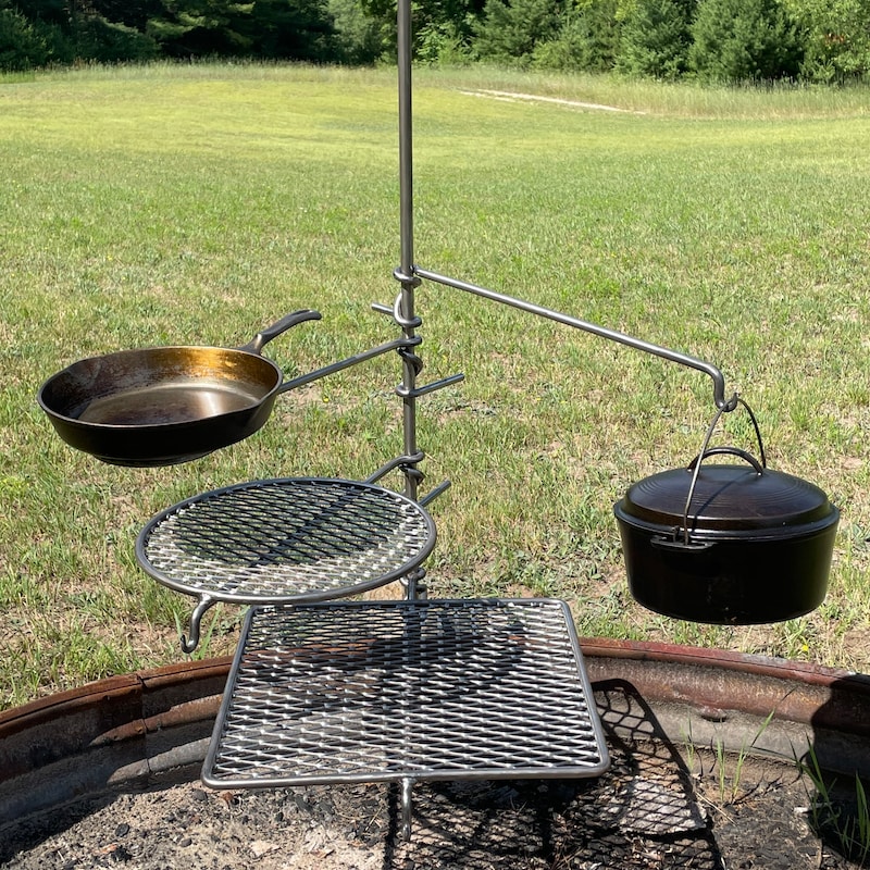 Iron Fire Pit Grills - Etsy