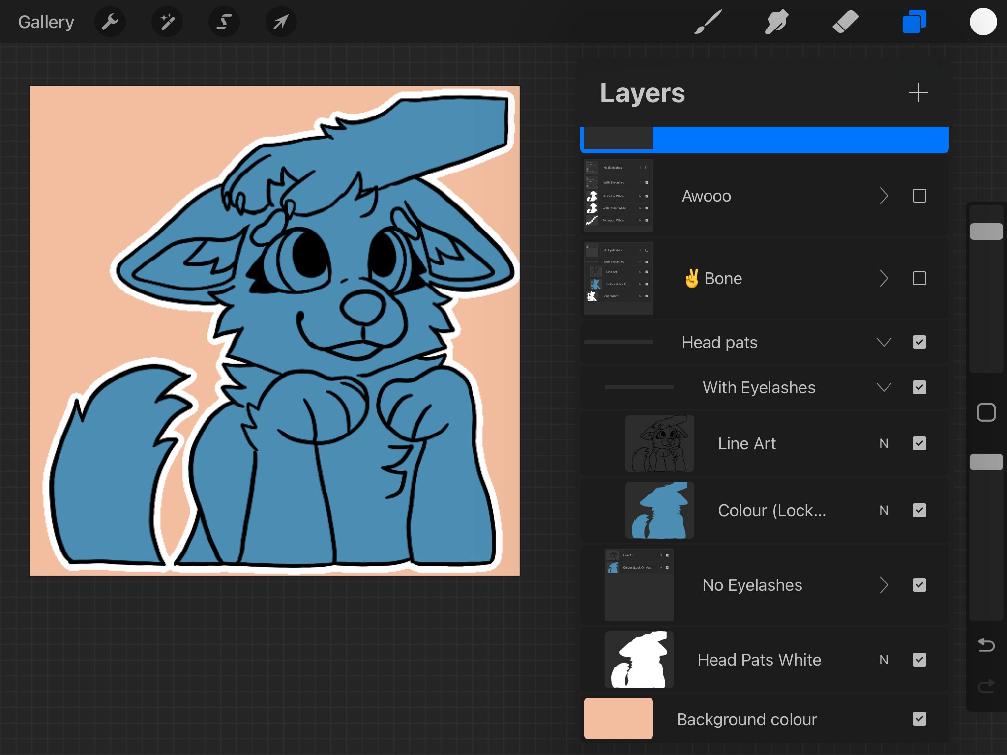 Puppy Telegram Sticker Pack Base Lineart | Etsy