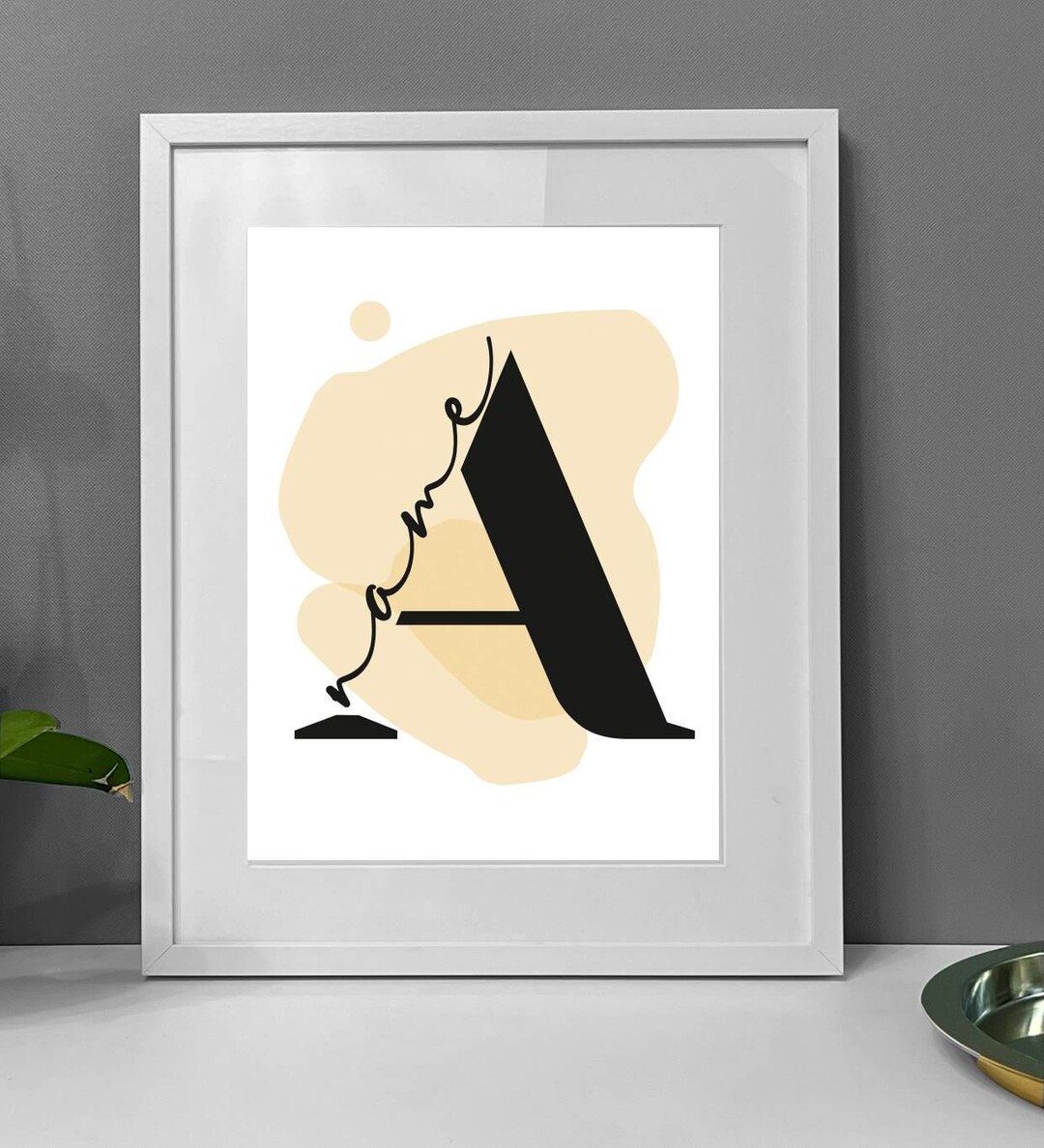 Typo Name Poster - Etsy