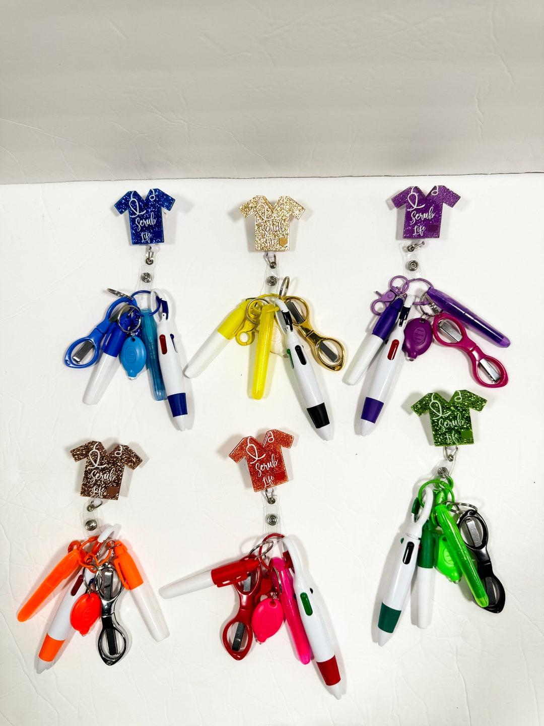 NURSE Badge Accessories, 6 IN 1 Healthcare Badge, Student Nurse ...