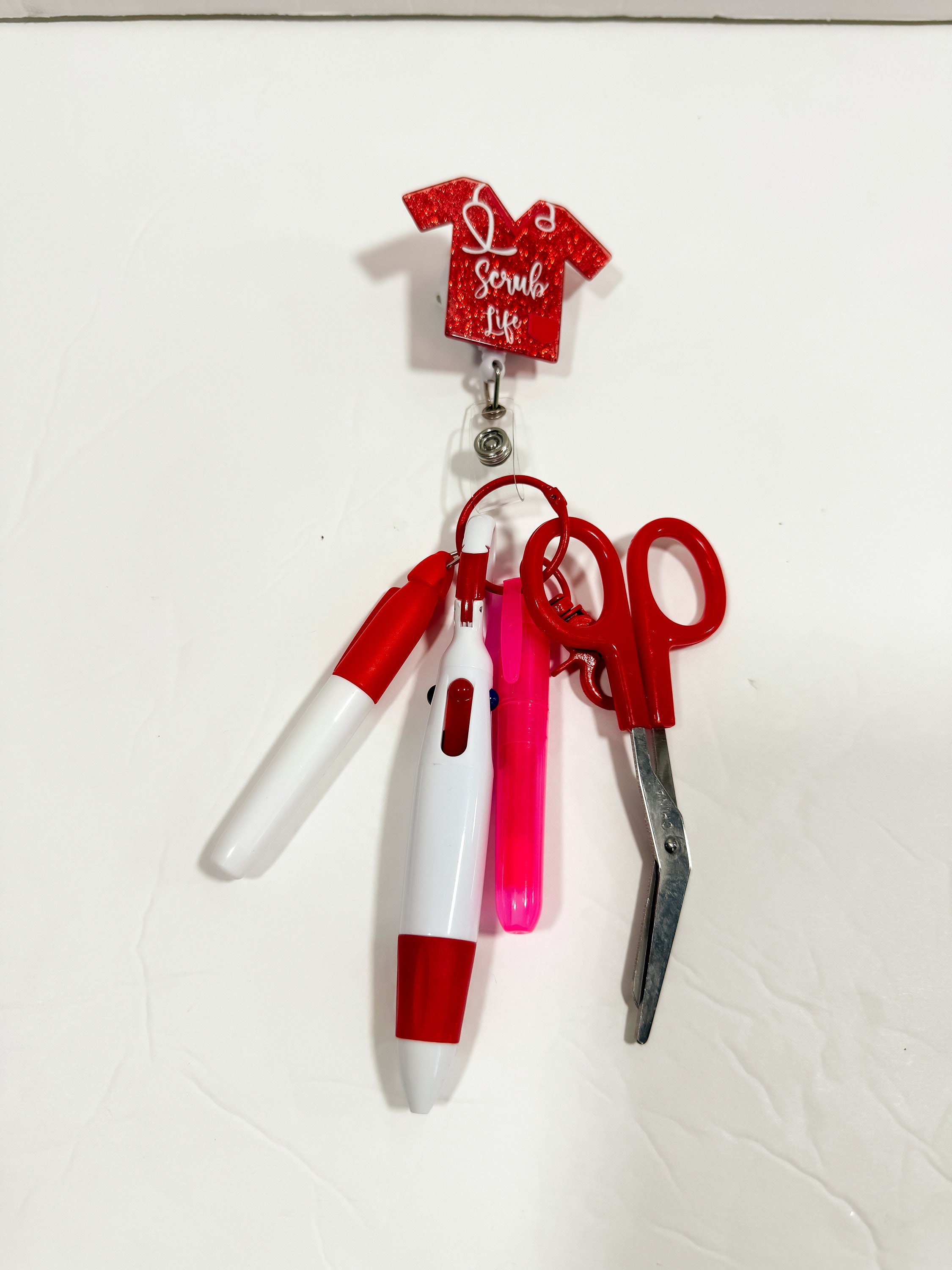 NURSE Badge Accessories, 5 IN 1 Healthcare Badge, Student Nurse ...