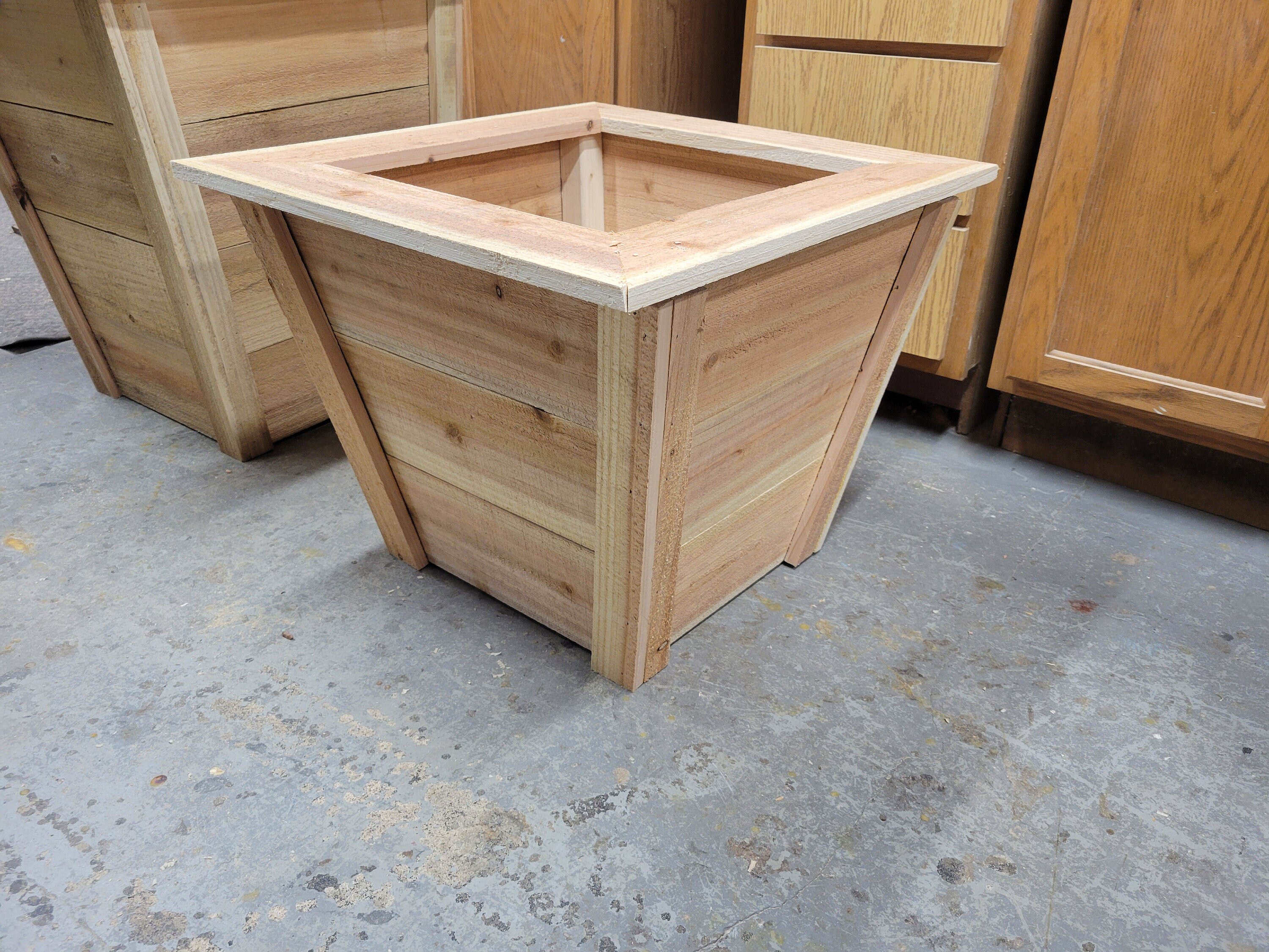 Planter Box Build Plans Diy Planter Box Cedar Flower Box - Etsy