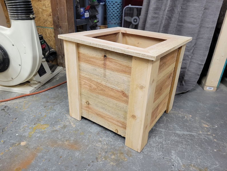 Cedar Planter Box Build Plans Digital Build Plans Cedar - Etsy Canada