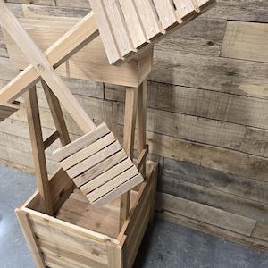 Windmill Planter Box Build Plans: Cedar Garden Planter (digital ...