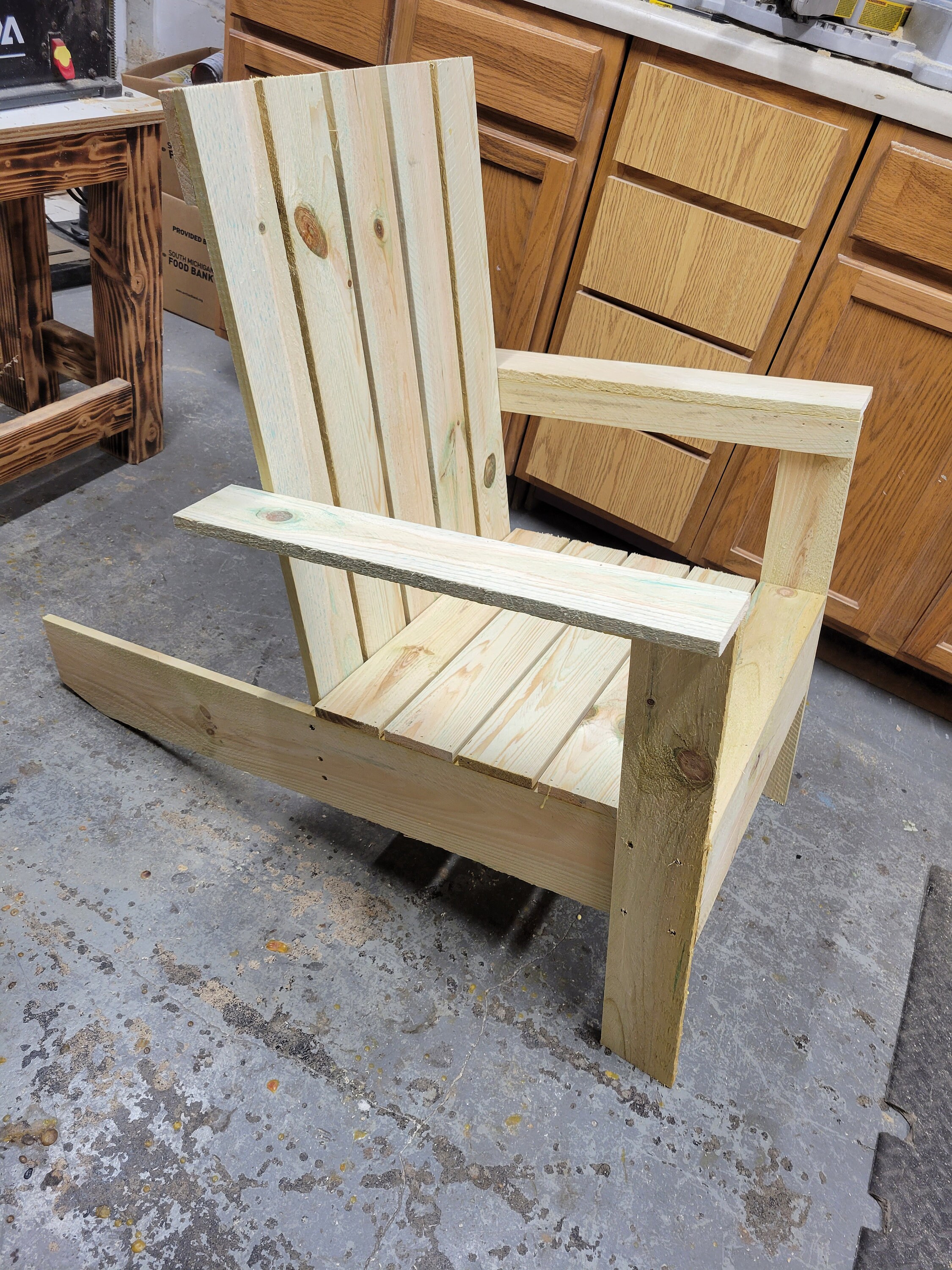 DIY Adirondack Chair Build Plans: Fence Picket Design (digital Download ...