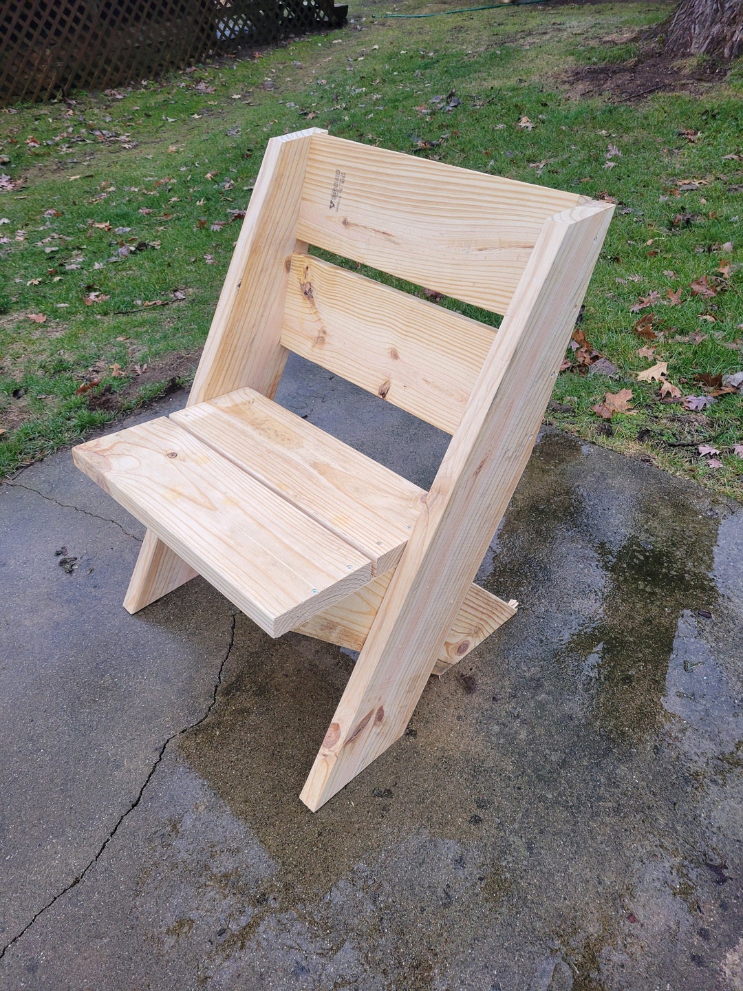 DIY Outdoor Chair Build Plans: Woodworking Project (digital Download ...