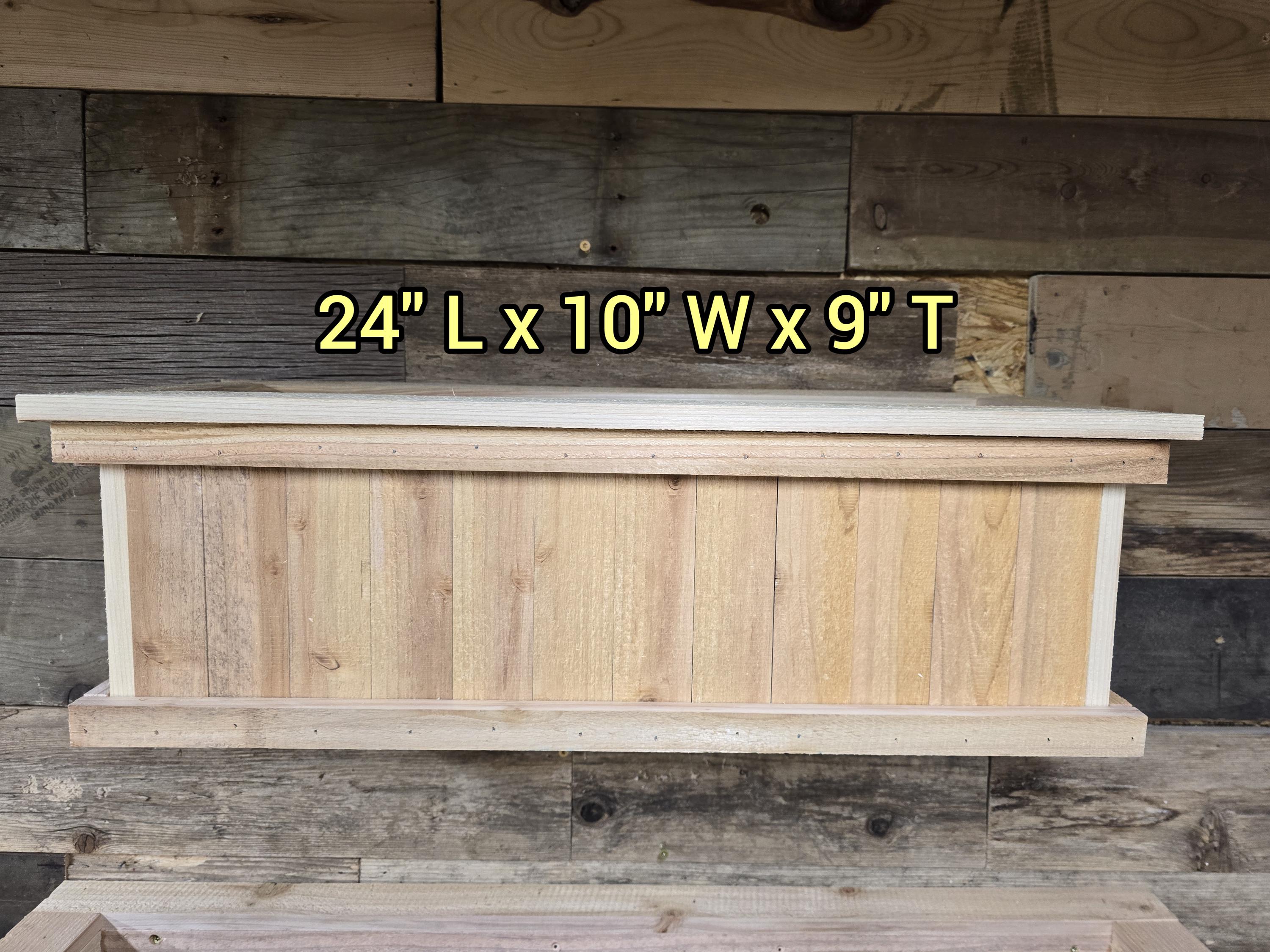 Fence Picket Window Planter Build Plans: DIY Flower Box (digital ...