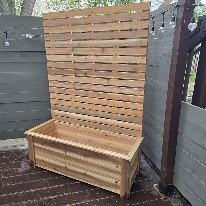 Outdoor Planter Screen - Etsy
