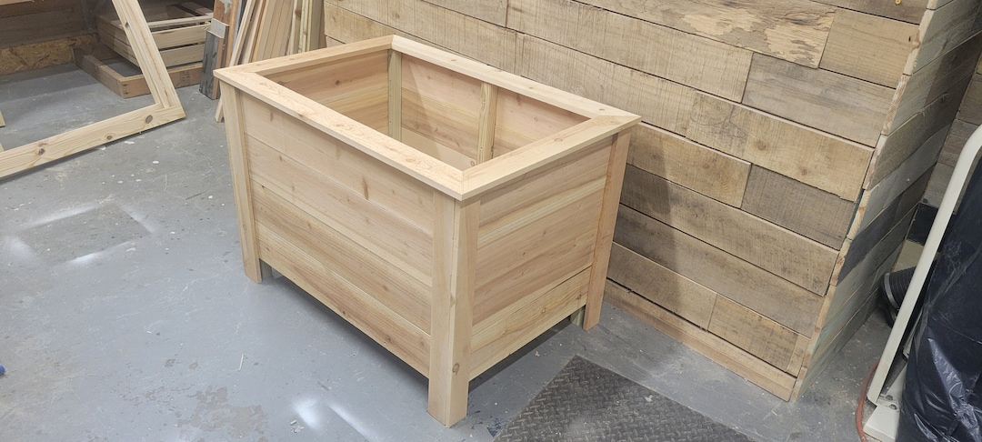 XXL Cedar Planter Box Build Plans: Extra Large Flower Box (digital ...