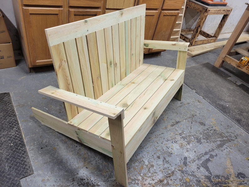 Adirondack Bench Digital Build Plans Digital Download Diy - Etsy