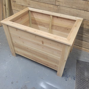 XXL Cedar Planter Box Build Plans: Extra Large Flower Box (digital ...