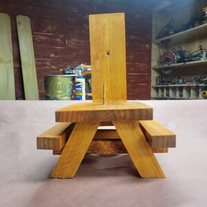Picnic Table Squirrel Feeder Build Plans: DIY Woodworking (digital ...