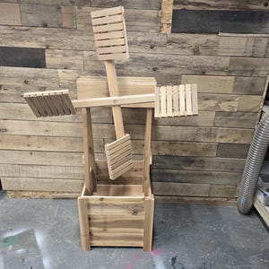 Windmill Planter Box Build Plans: Cedar Garden Planter (digital ...