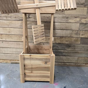 Windmill Planter Box Build Plans: Cedar Garden Planter (digital ...