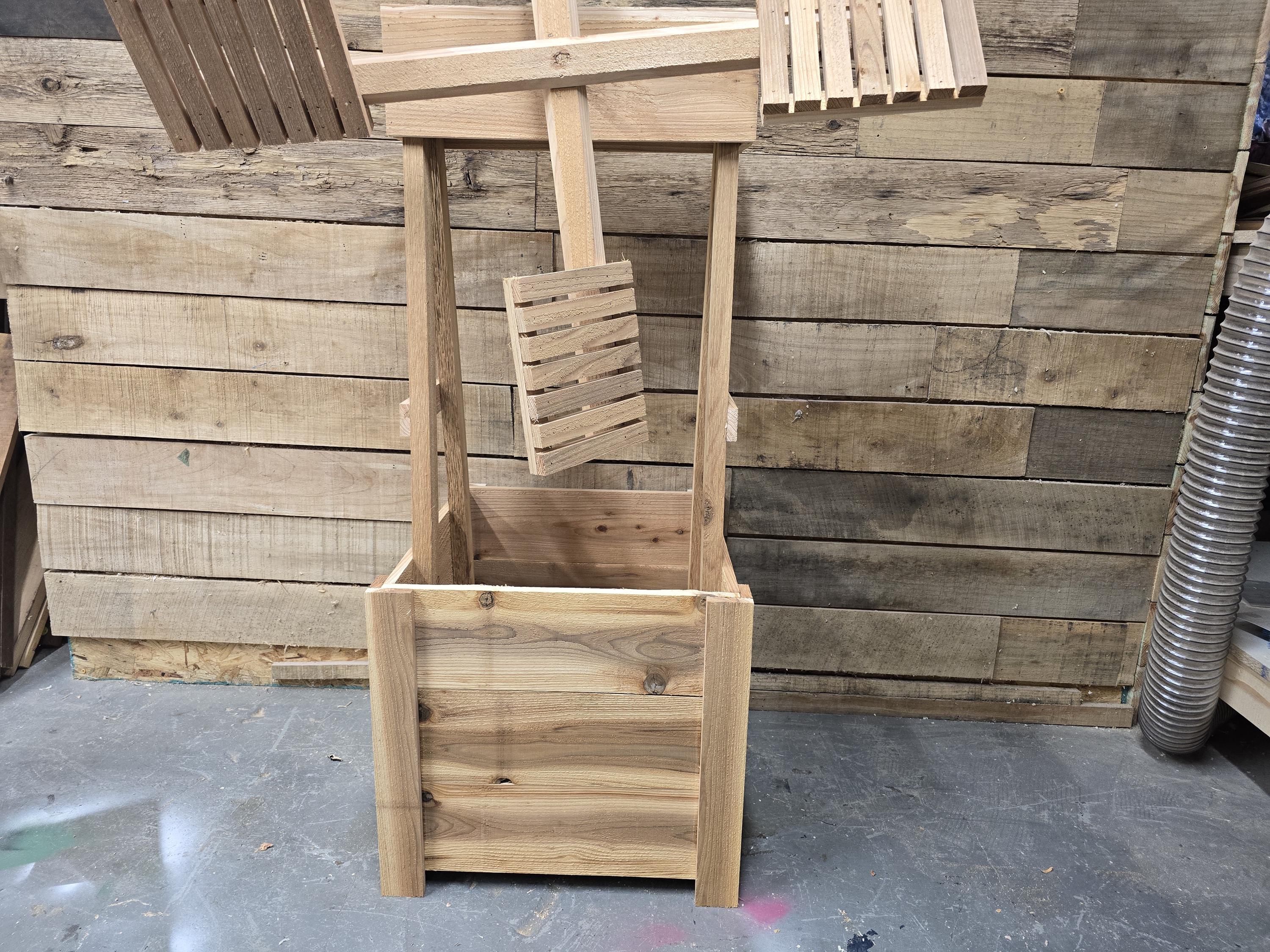 Windmill Planter Box Build Plans: Cedar Garden Planter (digital ...