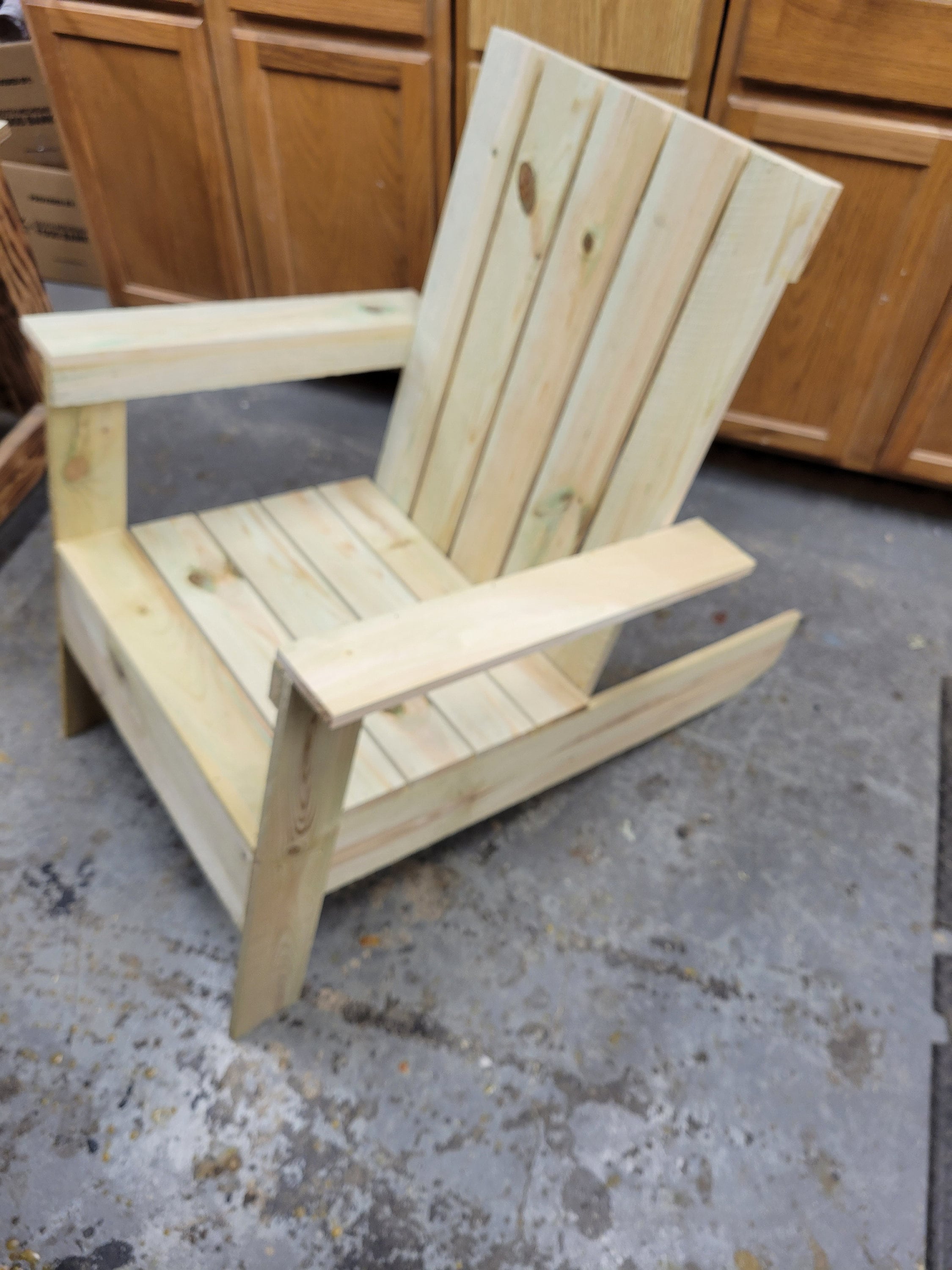 DIY Adirondack Chair Build Plans: Fence Picket Design (digital Download ...