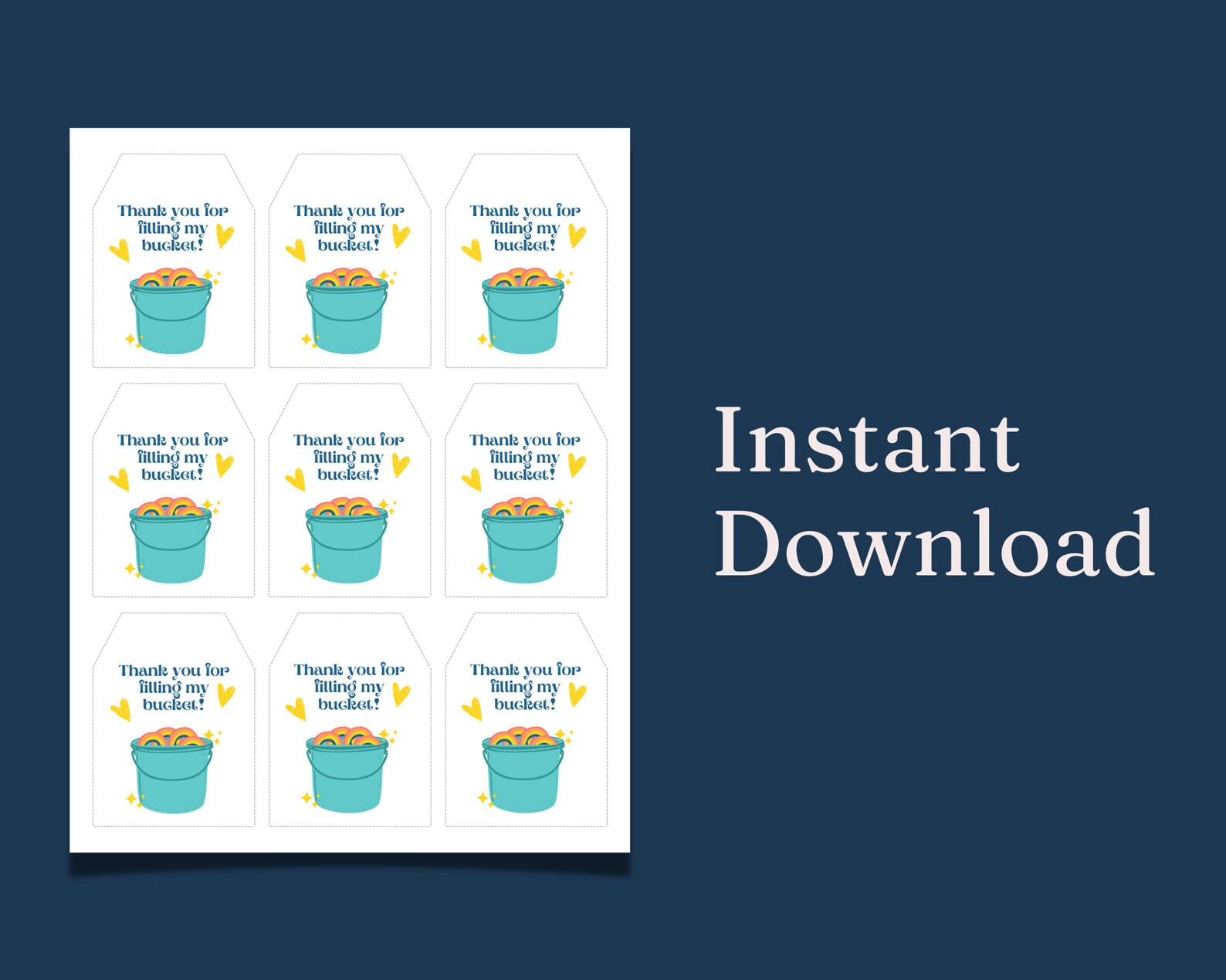 Printable Teacher Appreciation Gift Tag Thank You Gift Tag Thank You ...