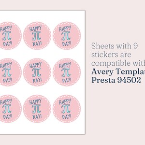Pi Day Printable Bundle Pi Day Stickers Math Stickers - Etsy
