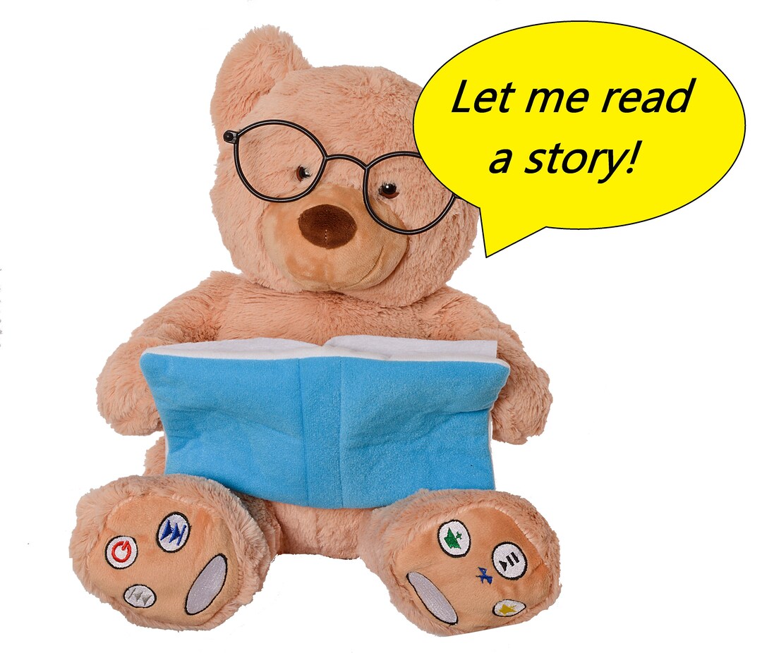 Story Bear Plush MP3 Player Upload Audio Content Such as Stories ...