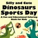 Cute Dinosaurs Get Active: A 34-page Sports-themed Coloring Book for ...