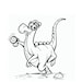 Cute Dinosaurs Get Active: A 34-page Sports-themed Coloring Book for ...