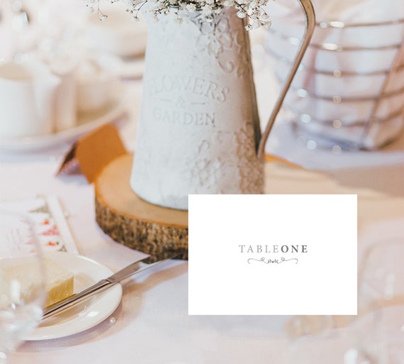 Printable Table Numbers for Weddings and Special Occasions. | Etsy