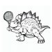 Cute Dinosaurs Get Active: A 34-page Sports-themed Coloring Book for ...
