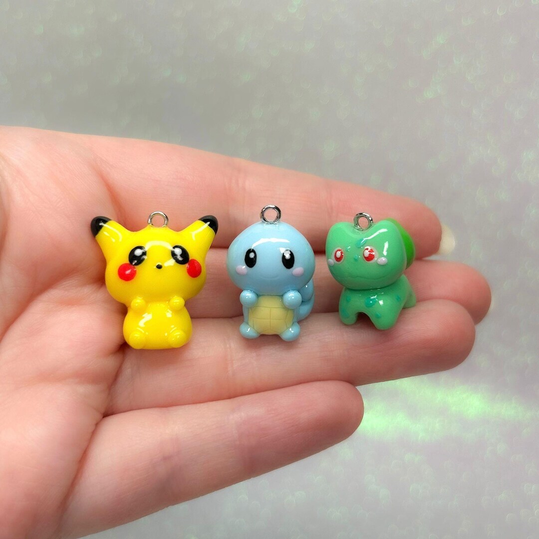 Charm Little Baby Pokemon Pikachu Squirrel Bulbasur Charm Phone - Etsy