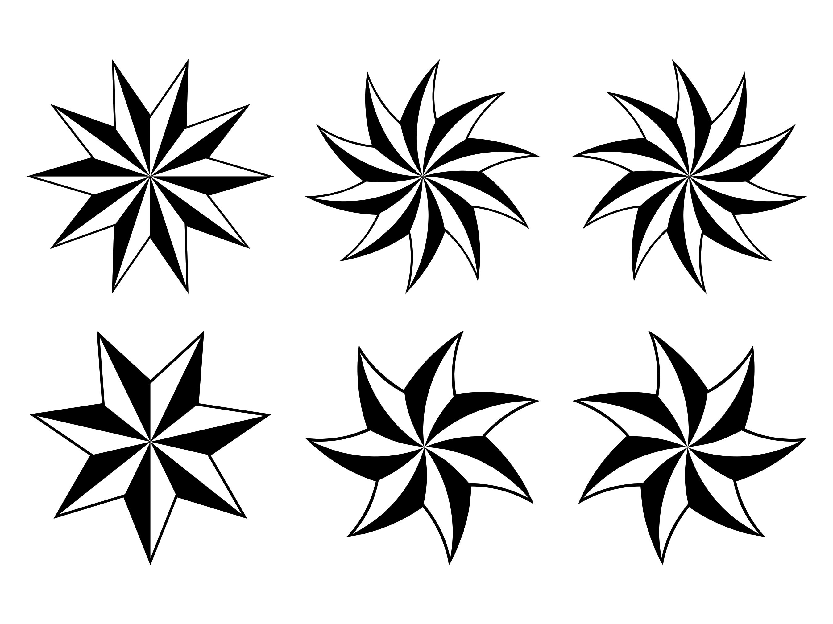 100 Estrellas Archivos Digitales svg dxf png eps - Etsy México