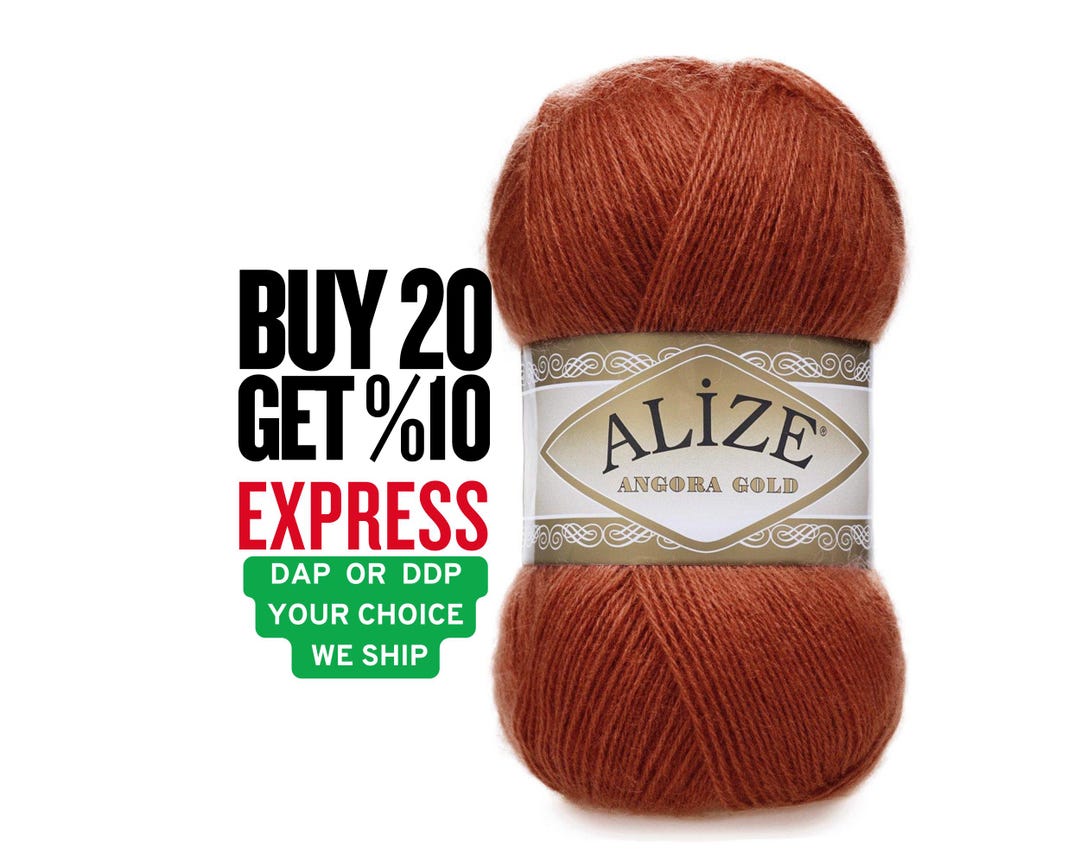Alize Angora Gold Yarn - Soft and Elegant Lace Yarn for Shawls ...