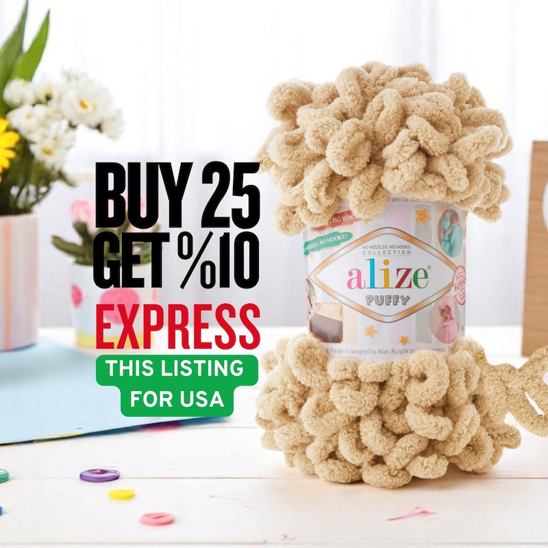 Alize Puffy Fine Yarn - Etsy