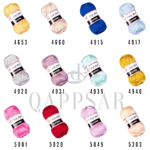 Yarnart Begonia, Amigurum Yarn, 100% Cotton Mercerized, Crochet Turkish ...