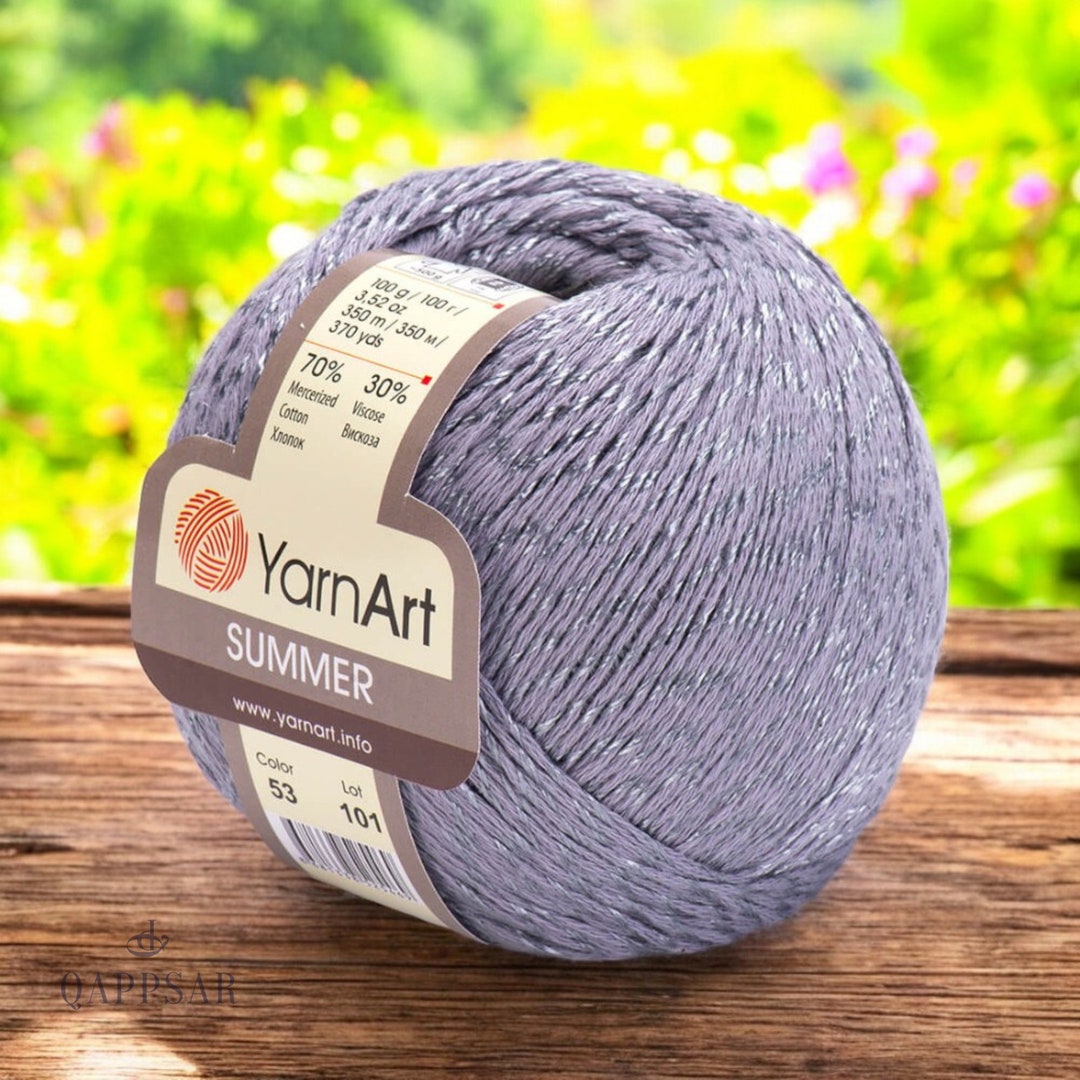 Mercerized Cotton Yarn, Yarnart Summer, and Viscose Blouse Yarns, Shirt ...
