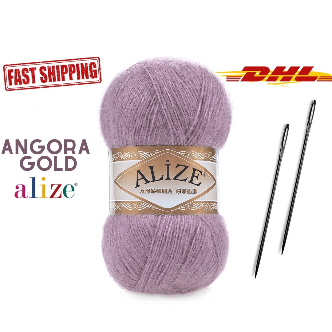 Alize Angora Gold, Wool, Acrylic Yarn, Yarn for Hand Knitting, Angora ...
