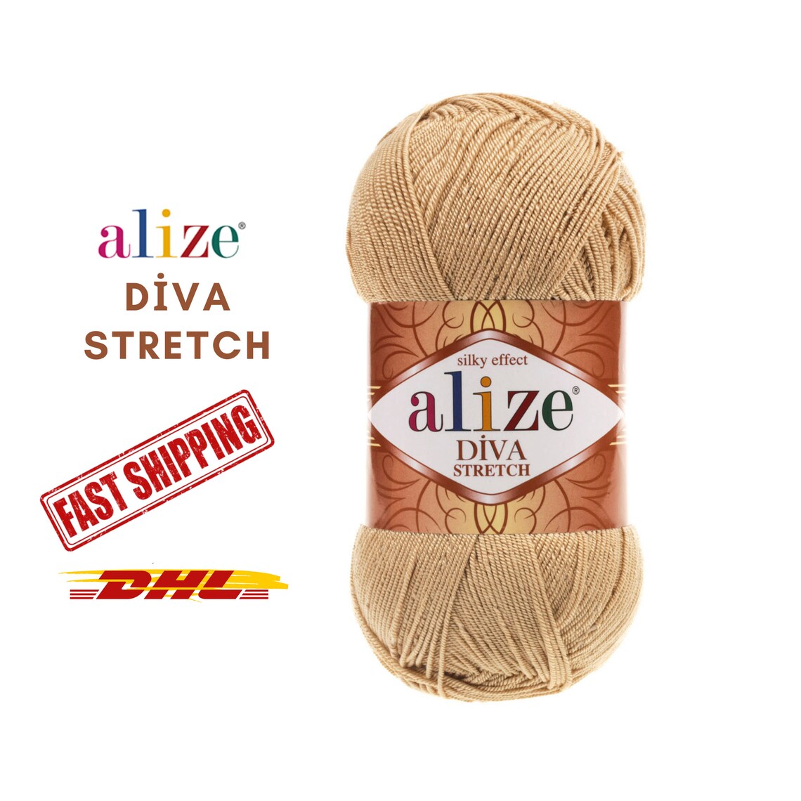 Alize Diva Stretch Yarn Bikini Yarn Bikini Stretch Elastic | Etsy
