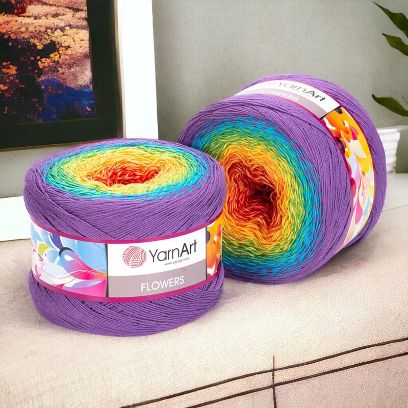 Rainbow Yarn - Etsy