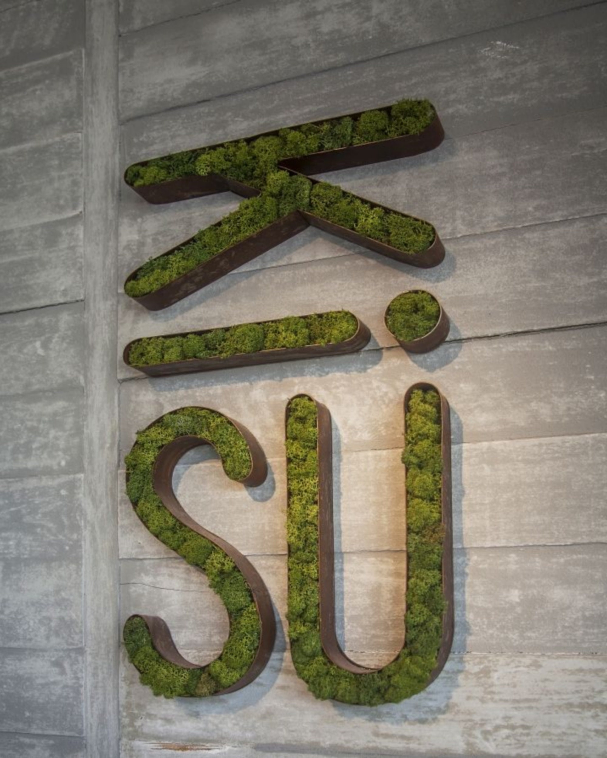 Custom Moss Logo - Moss Letter - Reindeer Moss - Custom Moss Sign ...