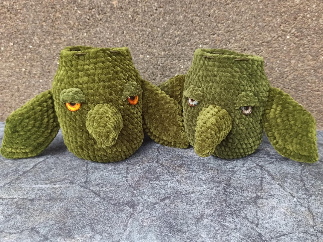 Goblin Orc Dice Bag Crochet Pouch - Etsy
