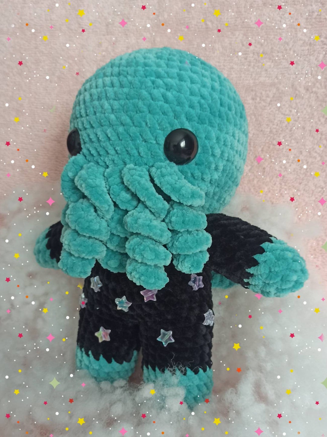 Cthulhu Stuffed Crotchet Toy Plushie Amigurumi Gift Decoration - Etsy