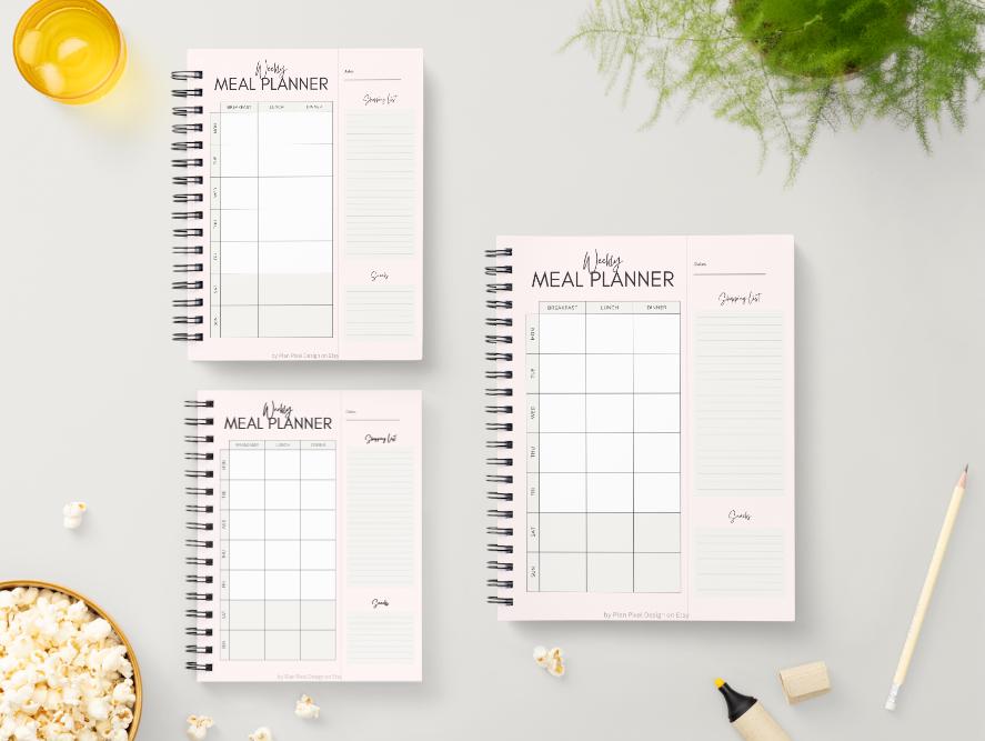 Weekly Meal Planner Printable | Meal Planning Template | Digital Meal ...