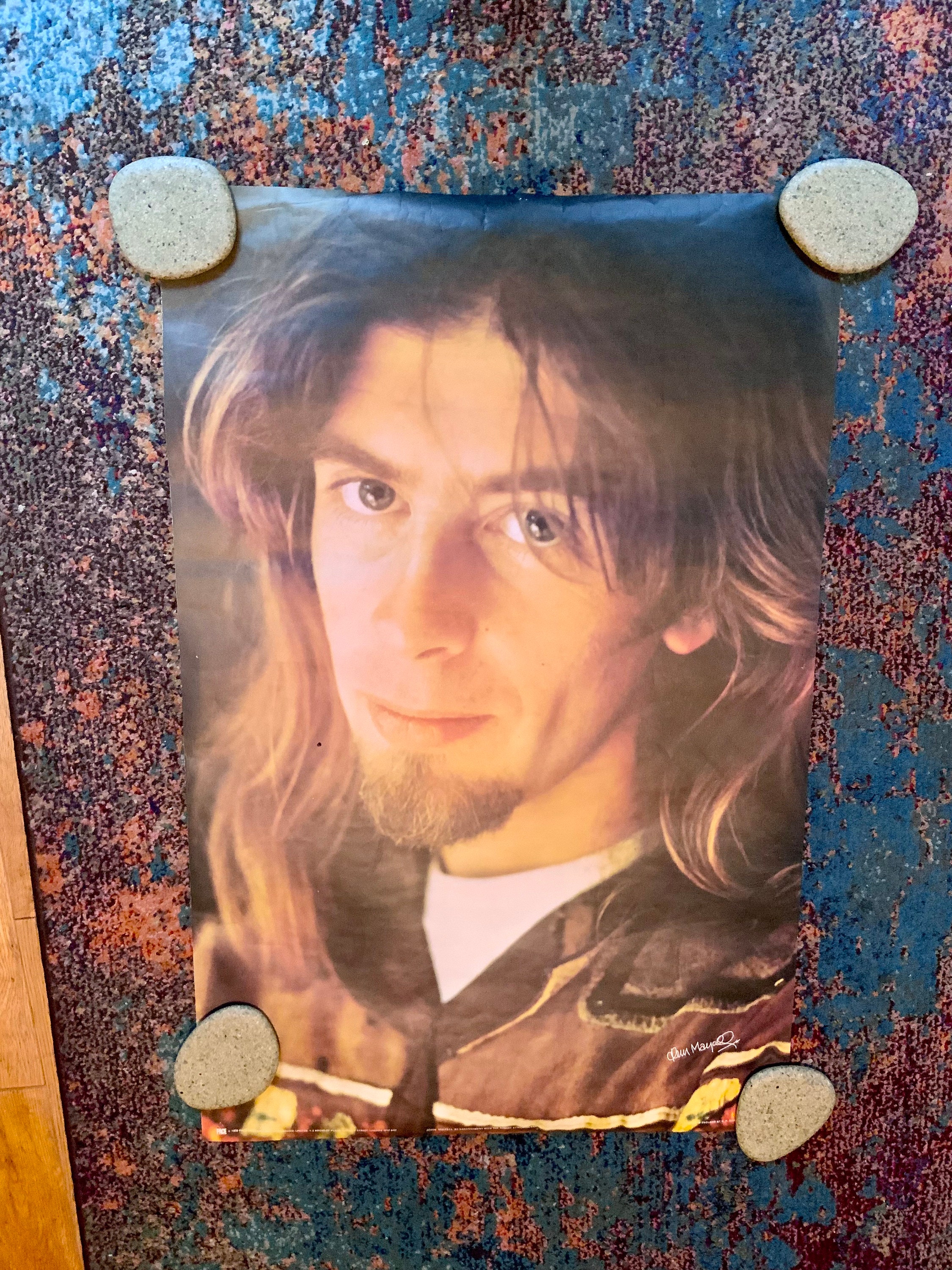 Very Rare 1970 John Mayall Vintage Poster Peter Green Eric Clapton ...