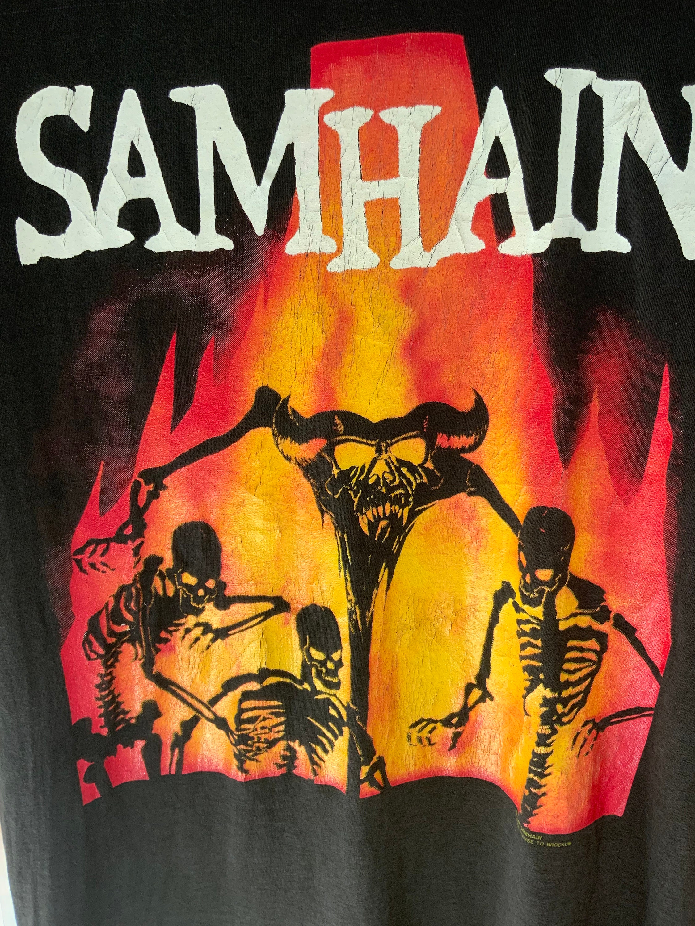 Very Rare Brockum 1990 Samhain November Coming Fire t shirt Glenn ...