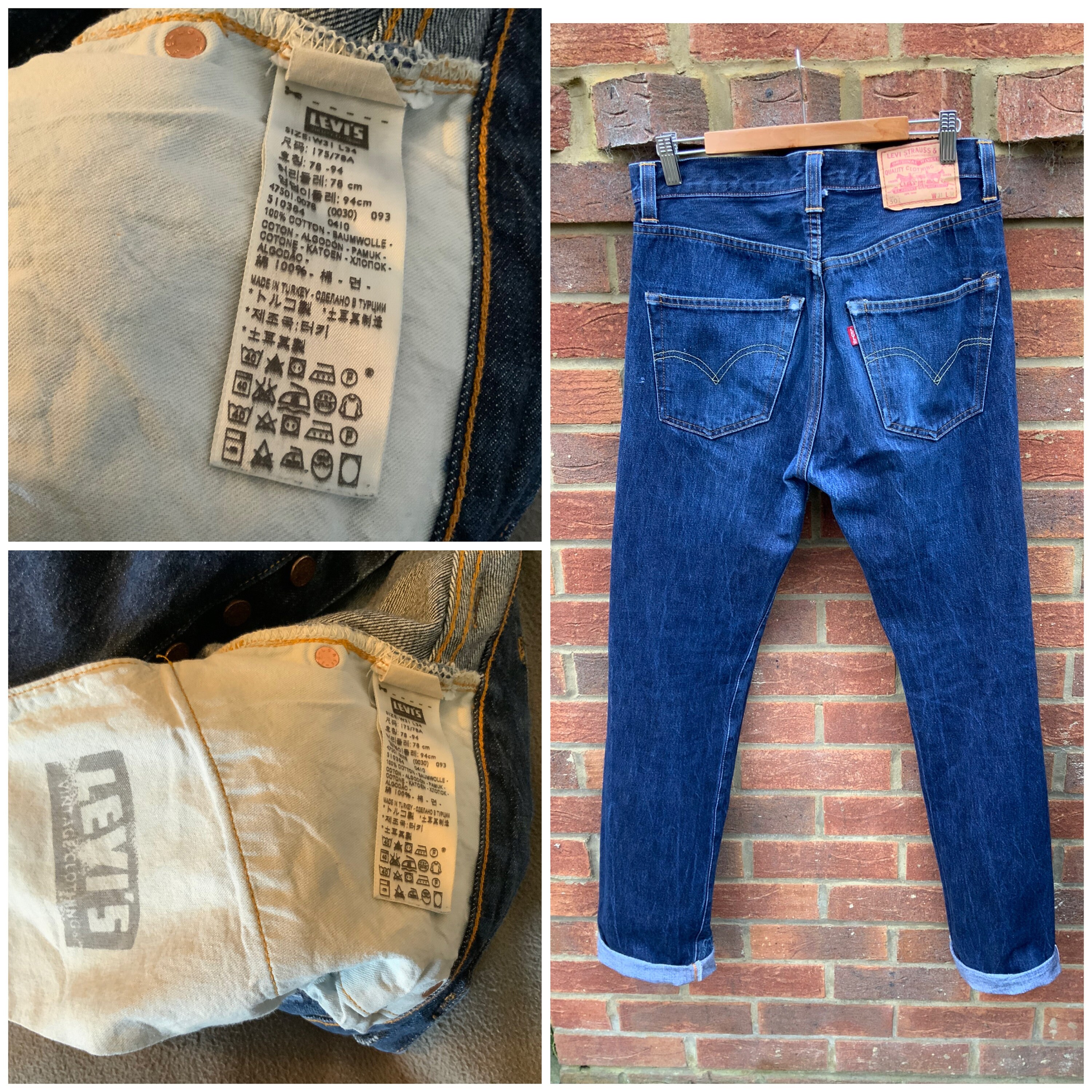 Sold Out 501XX 1947 Levis Vintage Clothing LVC Big E Jeans Trousers Pants Blue Jeans W31 L34 32 ...
