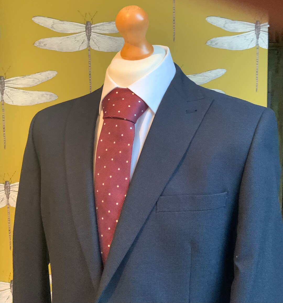 100 GBP Next Slim Fit Suit XL Sharp Tailoring Cut Dart Pleats Wedding ...