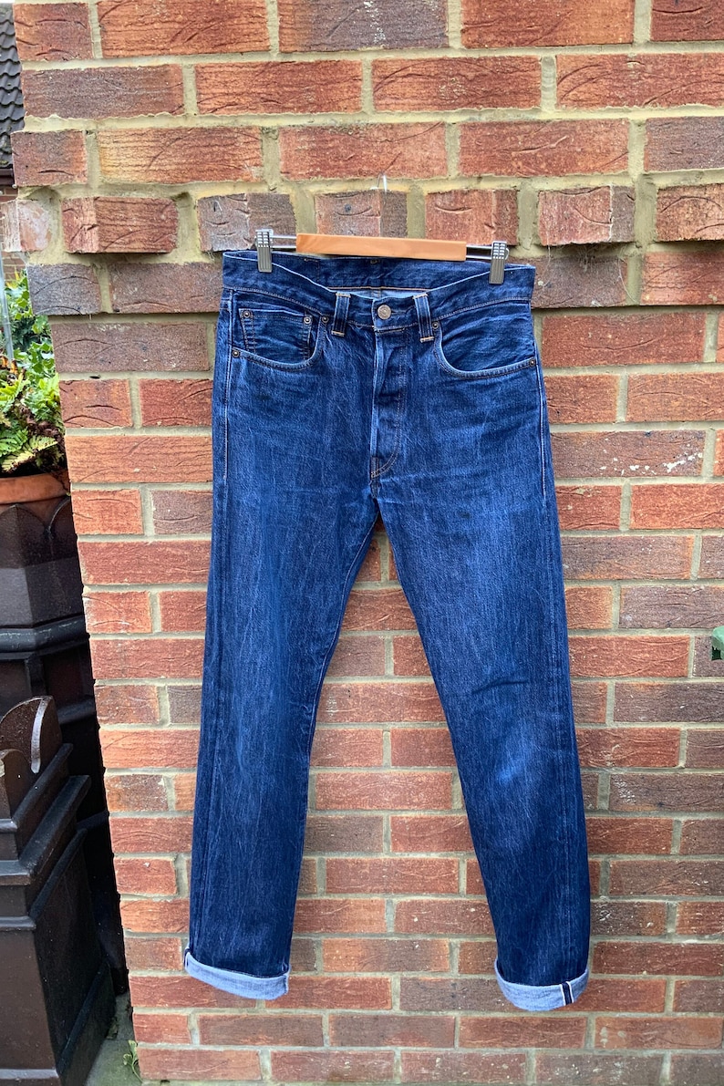 Sold Out 501XX 1947 Levis Vintage Clothing LVC Big E Jeans Trousers Pants Blue Jeans W31 L34 32 ...