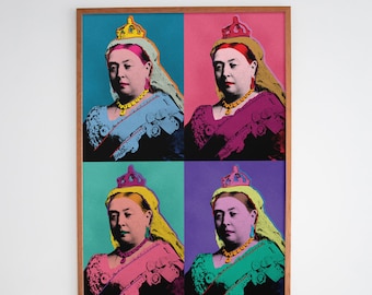 Warhol Pop Art Tizer Print British Wall Art Kitchen Poster | Etsy