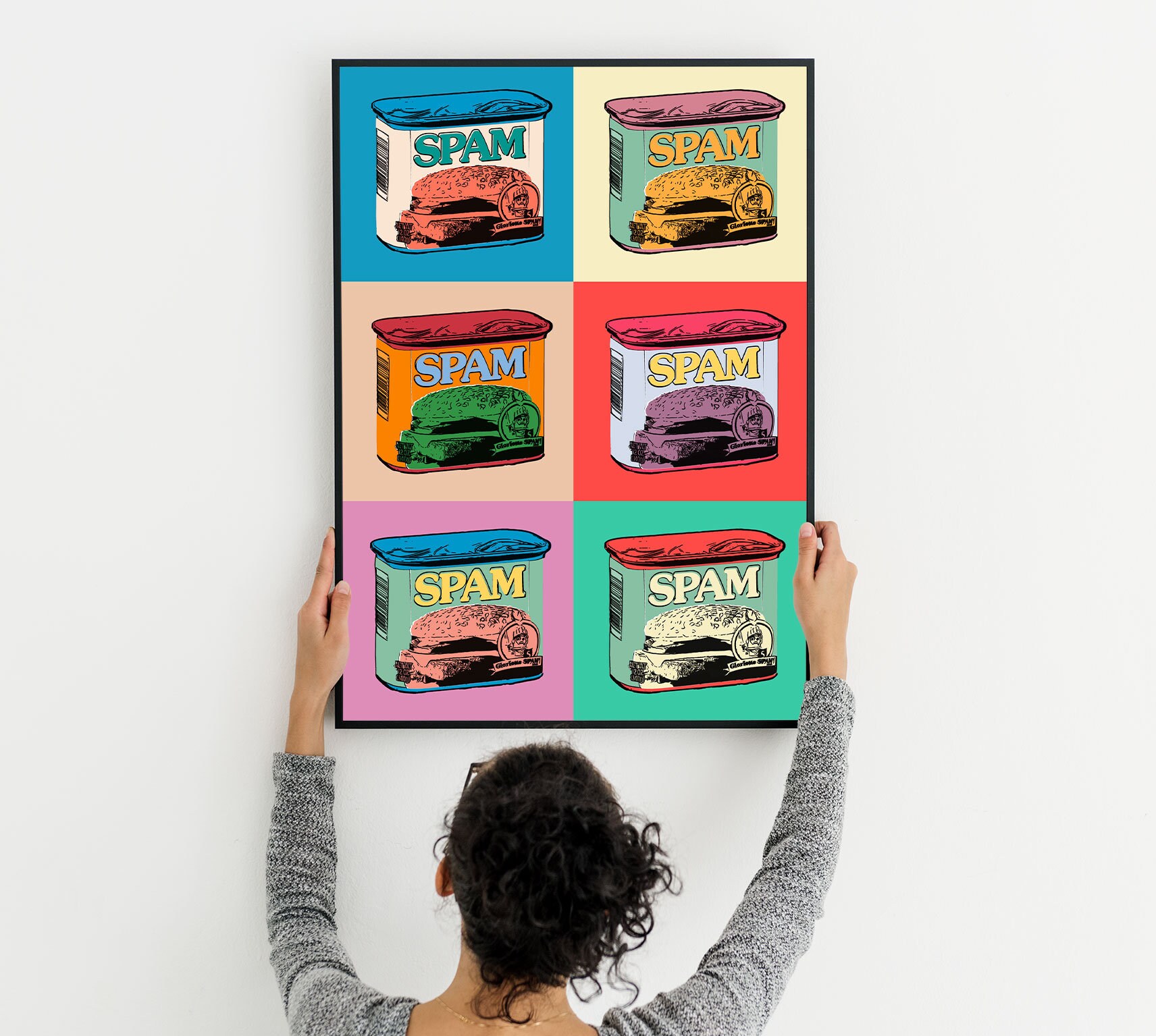 Warhol Spam Pop Art Print Kitchen Art British Wall Art - Etsy Warhol Spam Pop Art Print Kitchen Art British Wall Art - Etsy
